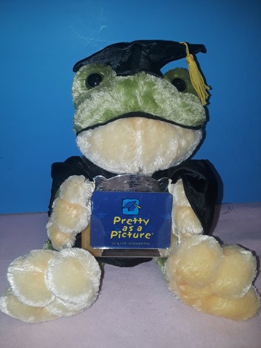 Dan Dee Collectors Choice Frog Graduation Plush Frame 9" Cap & Gown ...
