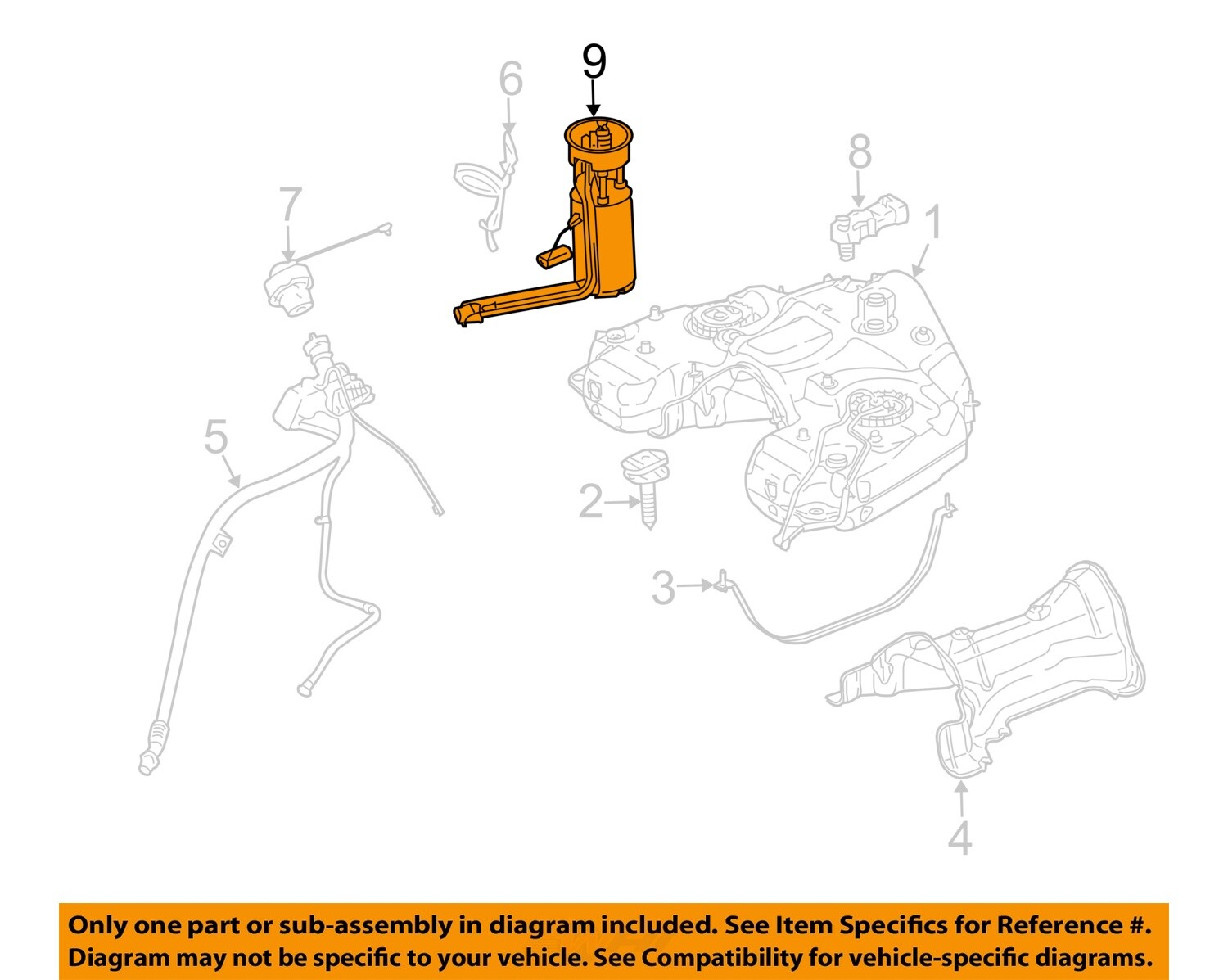 MERCEDES OEM 06-08 ML350 Fuel System Components-Fuel Pump Assy ...