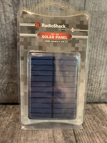 Radio Shack Solar Panel 1W• 6v 2770049 | eBay