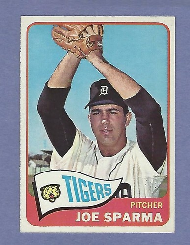 1965 Topps - #587 Joe Sparma - Detroit Tigers - ExMt+ | eBay