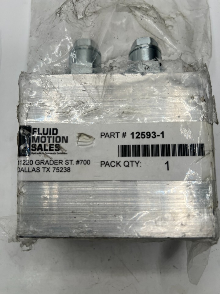 (QTY 1) Fluid Motion Sales 12593-1 Hydraulic Valve Hydraforce Sun ...