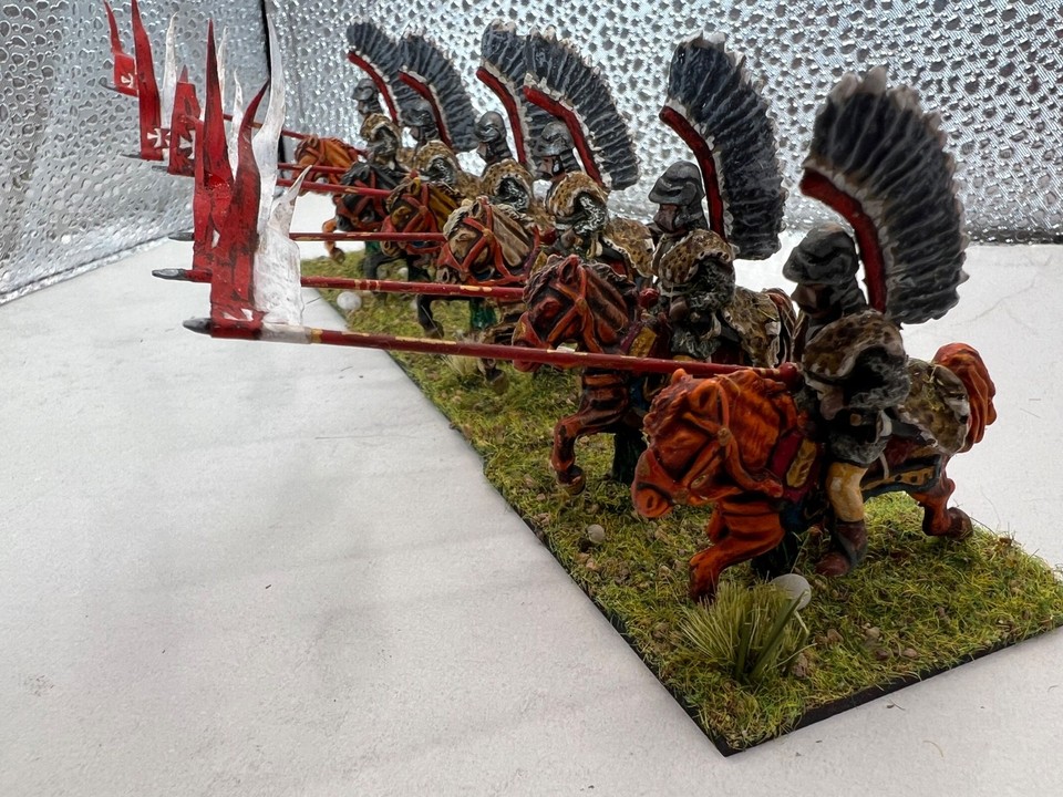 6 Well Painted 28mm Essex Polish Winged Hussars, Renaissance cavalry ...
