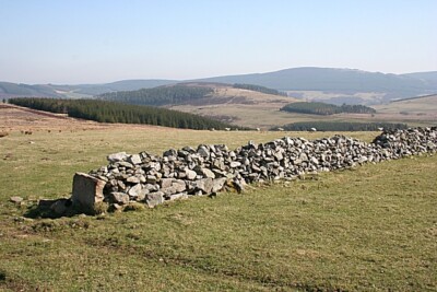 Photo 6x4 Old Field Wall above Greens of Glenbeg Haugh of Glass The 1: ...