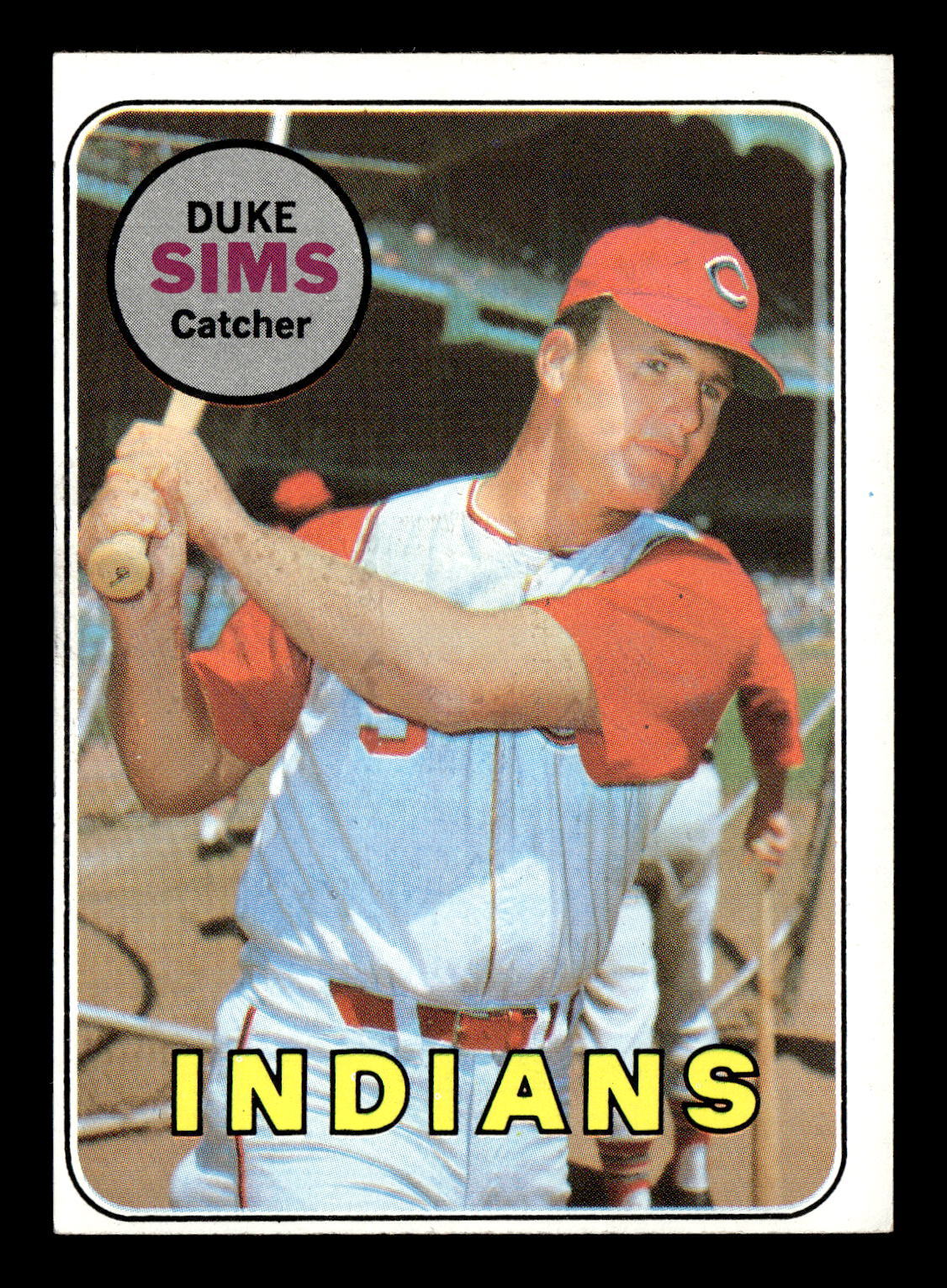 Duke Sims 1969 Topps #414 Cleveland Indians Vg-Ex | eBay