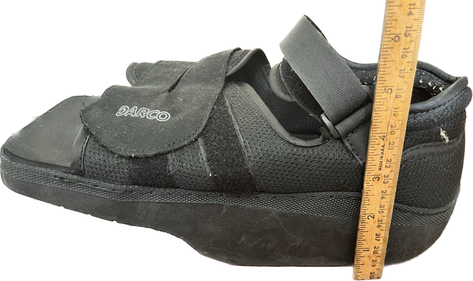Darco HeelWedge™ Off-Loading Healing Shoe Black XL- Men's Size: 12.5 ...