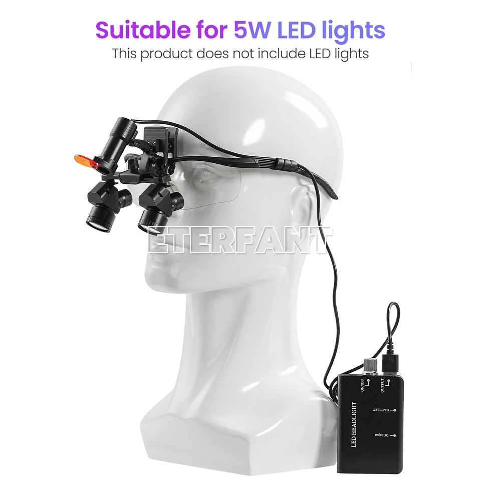 Dental Surgical Loupe Magnifier Medical Ergo Magnifying Glasses ENT 4X ...