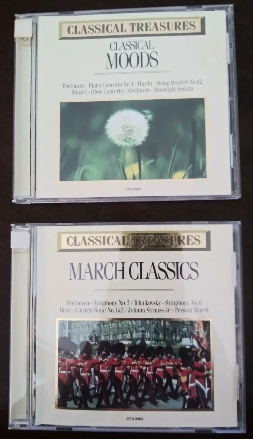 Lot Of 2 Classical Treasures CD's ~ March Classics & Classical Moods | eBay