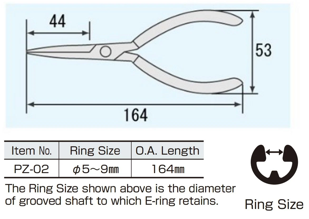 E Ring Pliers