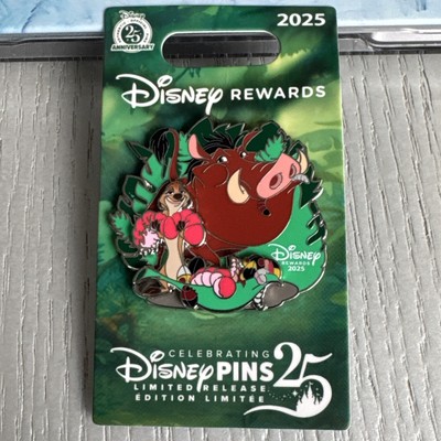 Special 2025 Disney The Lion King Timone And Pumbaa Visa Rewards Pin LR ...
