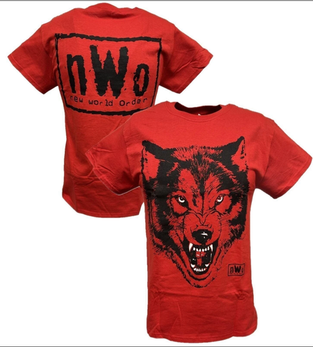NWo Red Wolfpack New World Order Wolfpac Mens T-shirt | eBay