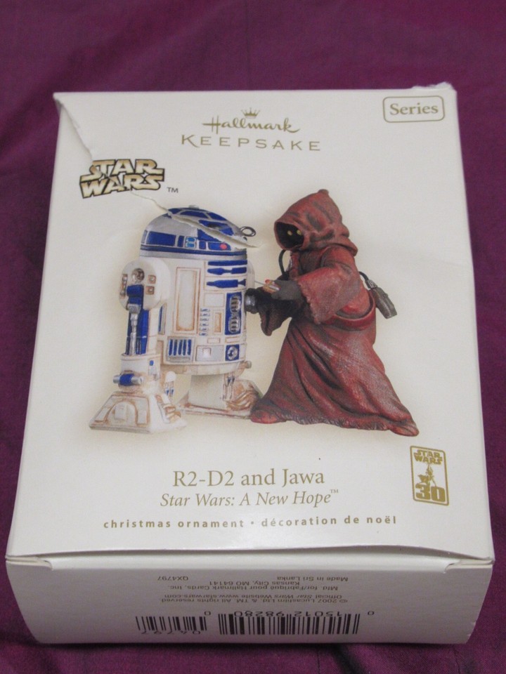 R2-D2 and JAWA Star Wars "A New Hope" 2007 Hallmark Keepsake Ornament ...