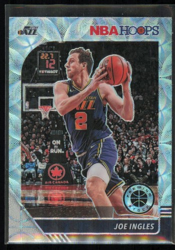 2019-20 Panini NBA Hoops Premium Stock Joe Ingles Utah Jazz #188 Sivler ...