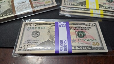 (40) $50 Fifty DOLLAR BILLS - $2000 UNCIRCULATED - SEQUENTIAL New York ...