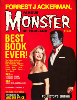 MAG: Forrest J Ackerman Famous Monster Of Filmland 1986-Autographed by ...