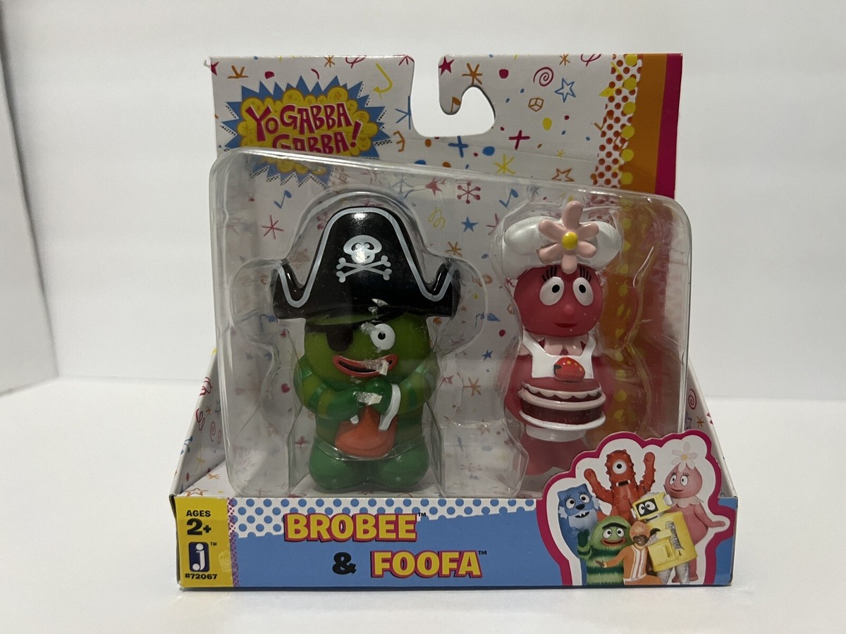 Yo Gabba Gabba Ppw Toys Muno Brobee And Foofa Mureview