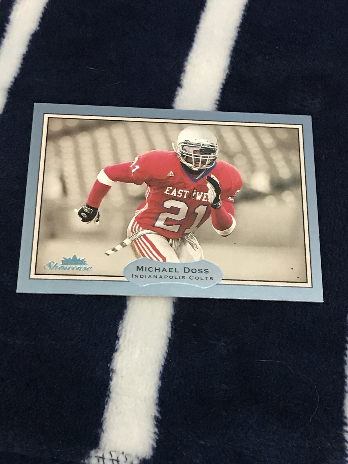 MICHAEL DOSS 2003 FLEER SHOWCASE FOOTBALL ROOKIE 135 166/750 OHIO STATE ...