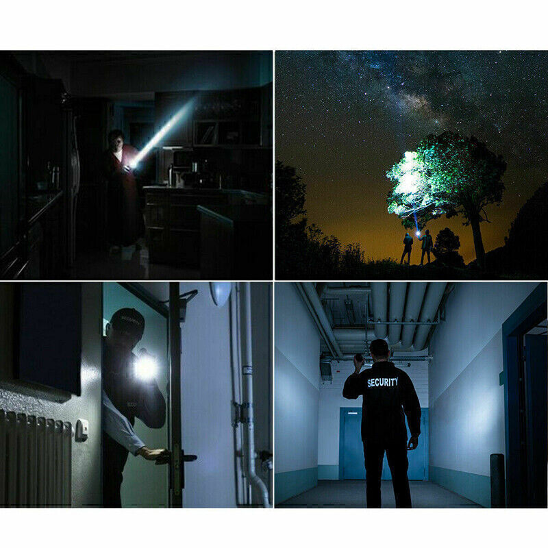 2PCS Mini Small Torch Super Bright LED Flashlight Penlight with Clip ...