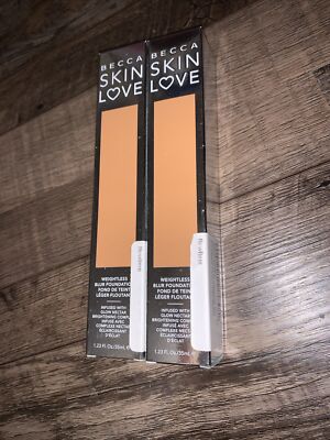 BECCA SKIN LOVE WEIGHTLESS BLUR FOUNDATION MAPLE LOT OF 2 | eBay