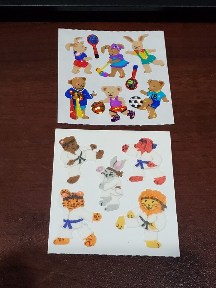 Sandylion sticker 5 mods fuzzy prisma Funny Animals Karate cat dog ...