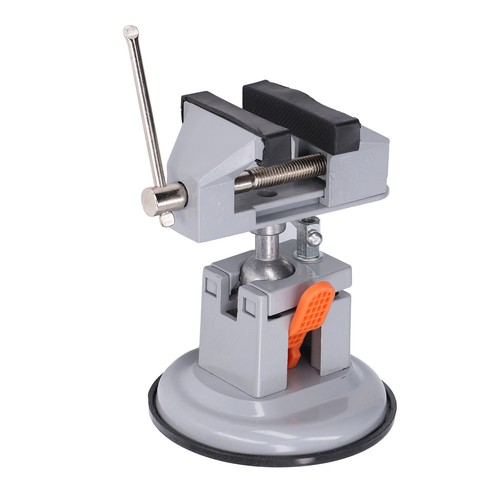 Mini Bench Vise 360° Rotating Square Workbench Clamp W/ Suction Cup ...
