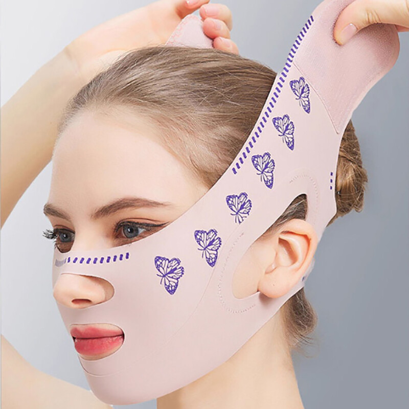 Facial Slimming Face Lift Up Band Mask Reduce Double Chin V-Line ...