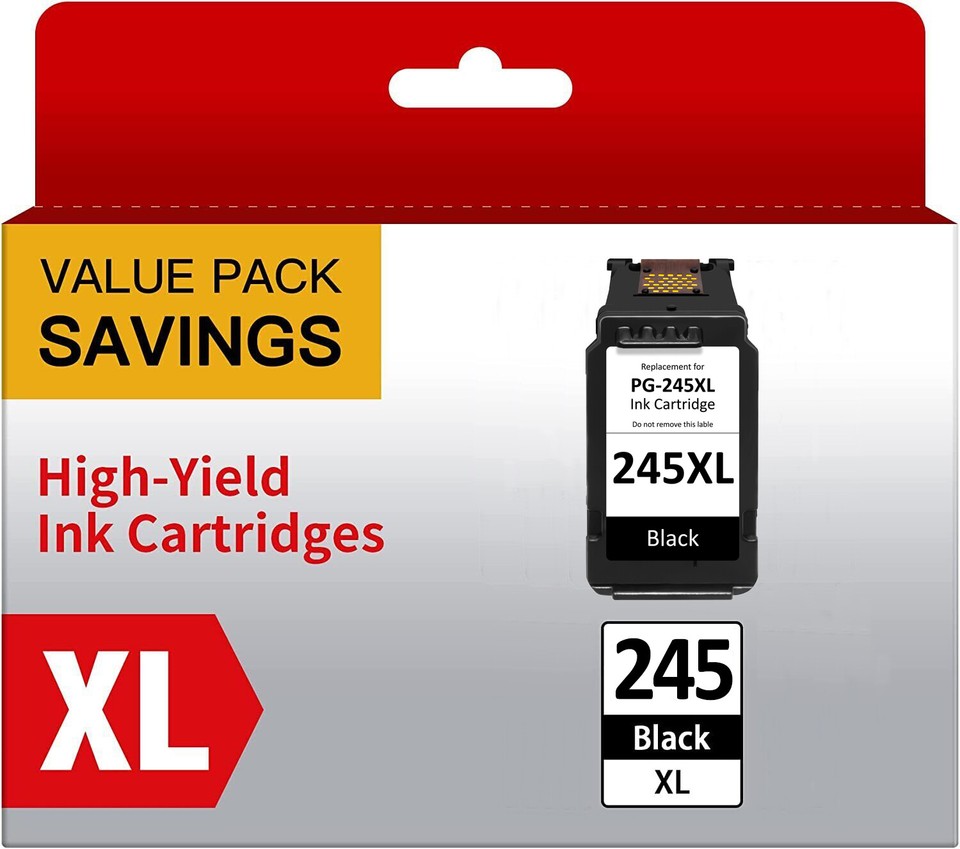 PG-245XL CL-246XL Ink Cartridges for Canon PIXMA MG2522 MG2520 TS3122 ...
