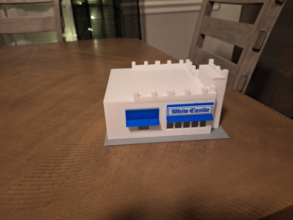 Ho Scale White Castle Building Ho Train Building Built Ho Model Train ...