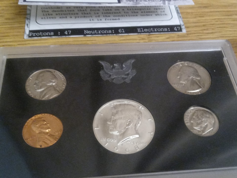 1968-s U.S.Proof set. Genuine. complete and original as issued by US ...