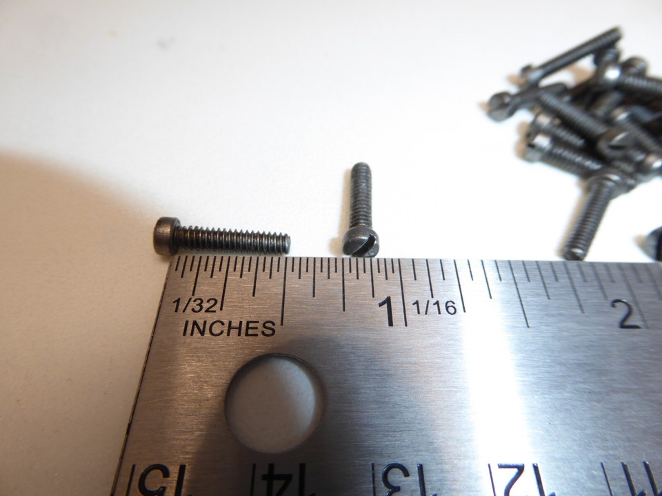 5-44 x 5/8" SS 410 Slotted Fillister Head Machine Screw VINTAGE US Made ...