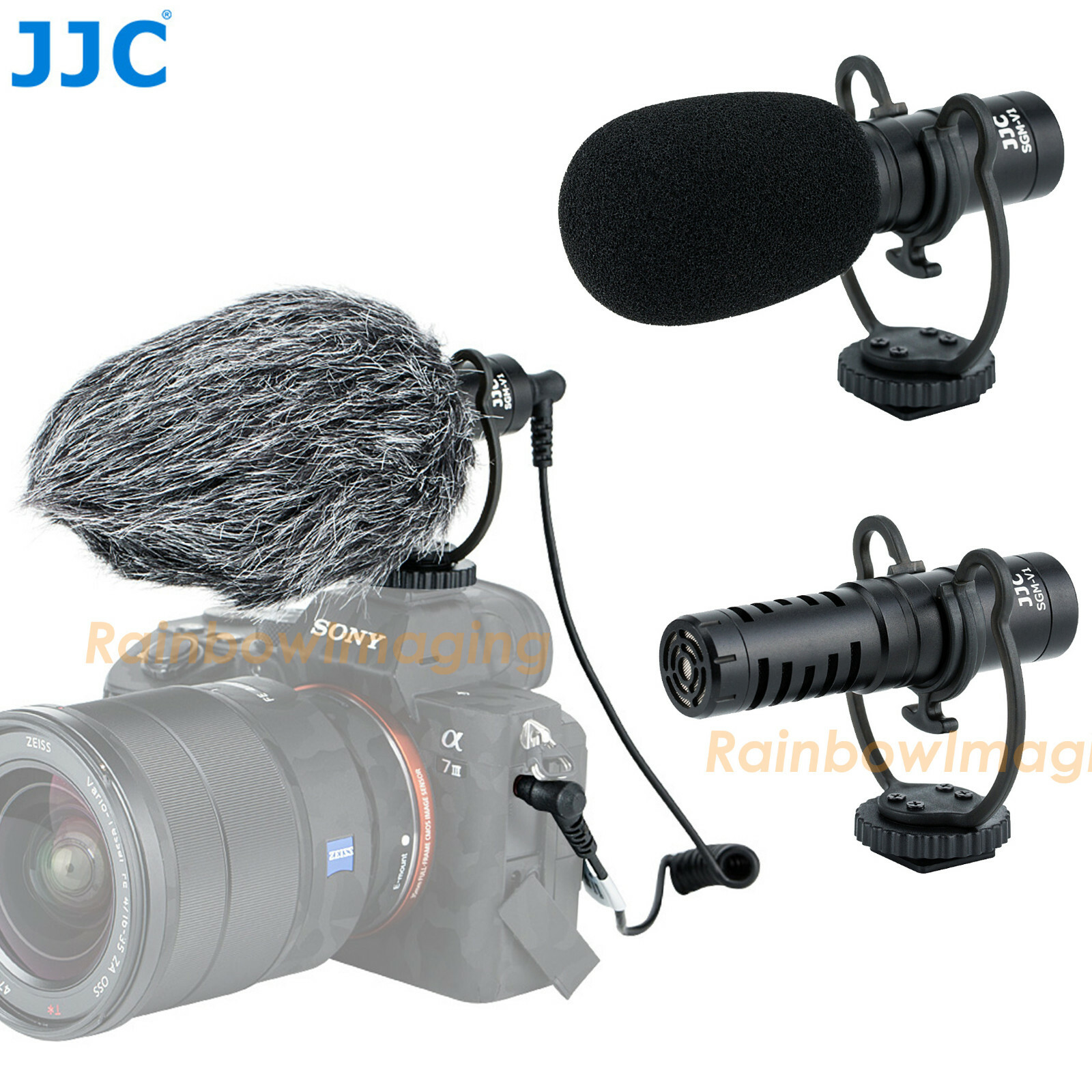 JJC Cardioid Shotgun Microphone Mic for Fujifilm Fuji X100V X100F X100T ...