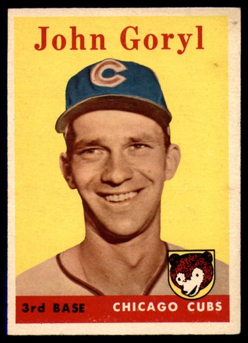 1958 Topps #384 John Goryl EX++ RC Rookie Cubs ID:64384 | eBay