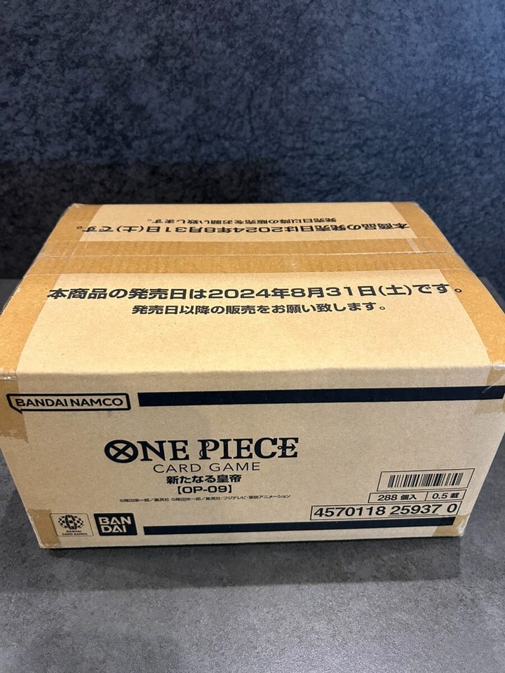 ONE PIECE TCG Sealed Case 12 Box OP09 OP-09 The New Emperor Japanese | eBay