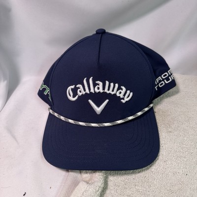 NEW Callaway Golf 2025 TA Perf Pro Rope Snapback Hat Cap - Navy/White ...