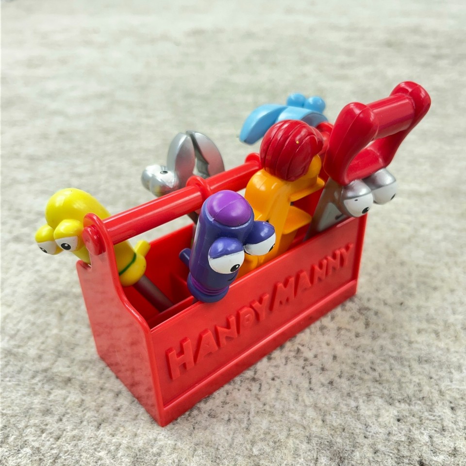 Vintage Disney Handy Manny Let's Get To Work 10" Action Figure Toolbox ...