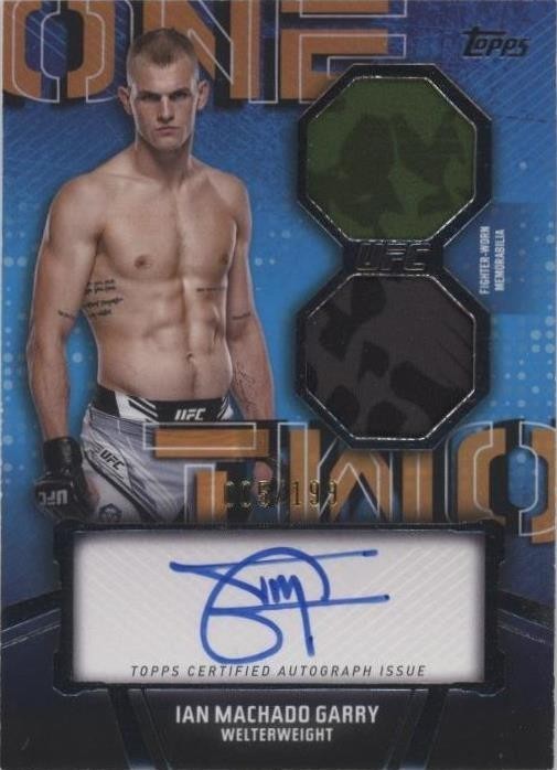 2024 Topps UFC Knockout - 1-2 Combo Autograph Relics Ian Machado Garry ...