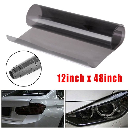 Glossy Black Vinyl Film for Car Lights 12 x 48 Durable and Easy to ...