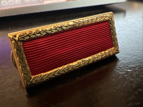 New US Military Army Meritorious Unit Citation Badge Red Insignia ...