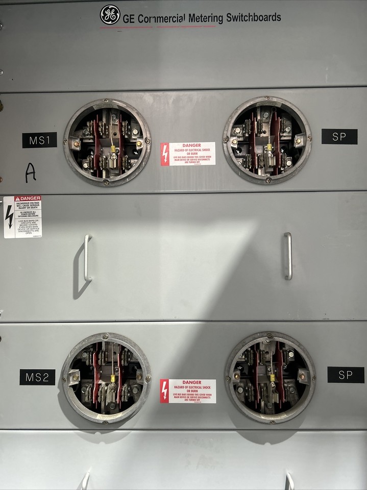 800 Amp Mutli Meter Main Main Lug GE 208/120 Nema 3R With Breakers | eBay