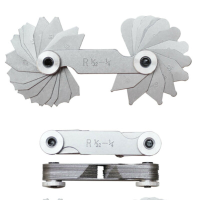 NEW 30 PC Radius Gage Gauge Set 1/32 Inch To 1/4 Inch By 64ths | eBay