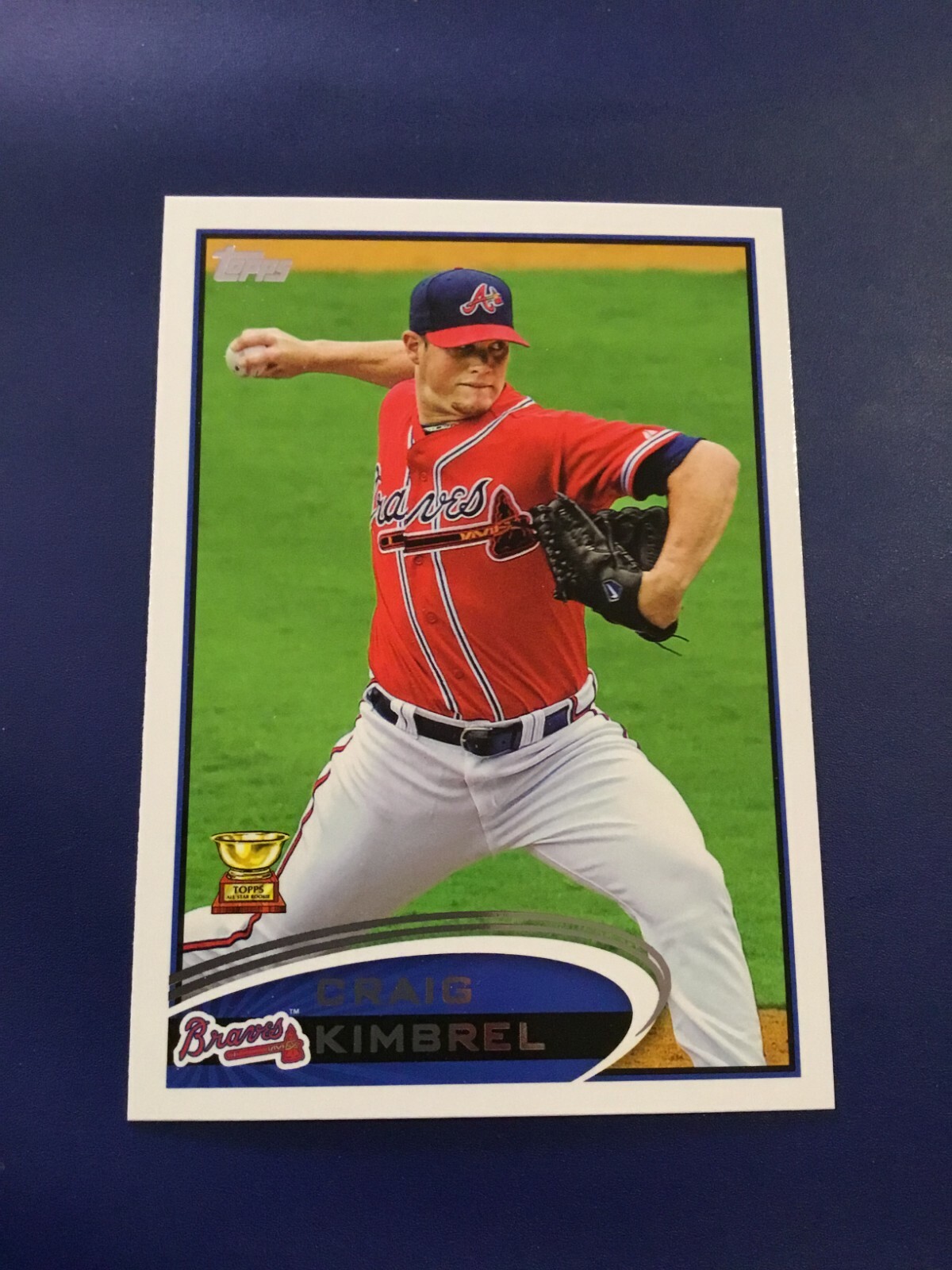 2012 Topps # 87 CRAIG KIMBREL ROOKIE RC Atlanta Braves Gold Cup $$ Hot ...
