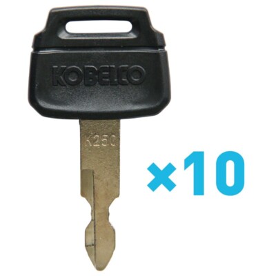 10X Kobelco Excavator and Heavy Equipment Key with OEM Logo K250 fits ...
