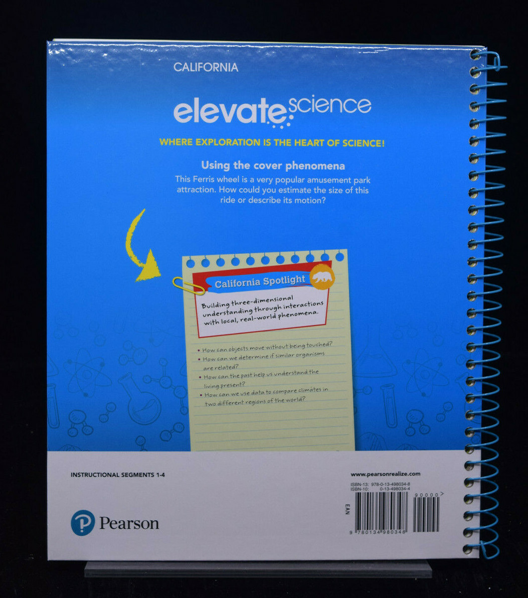 Elevate Science Grade 3 TE Teachers Edition Segments 1 4 Pearson