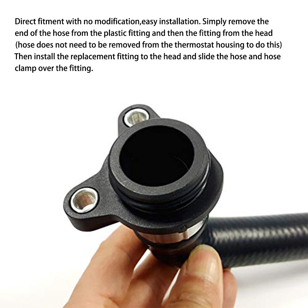Car Water Hose Fitting Replacement 11537541992 11537544638 For BMW N54 ...