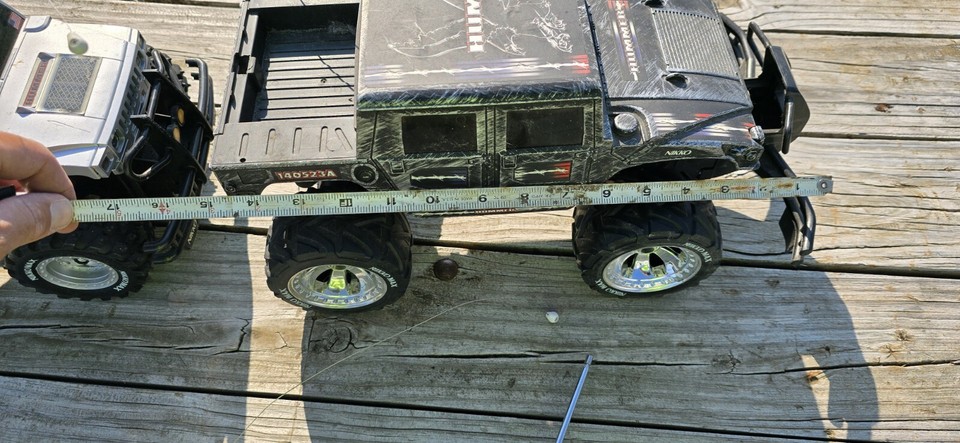 2 Vintage Hummer H2 Nikko Remote Control RC Trucks Untested With ...