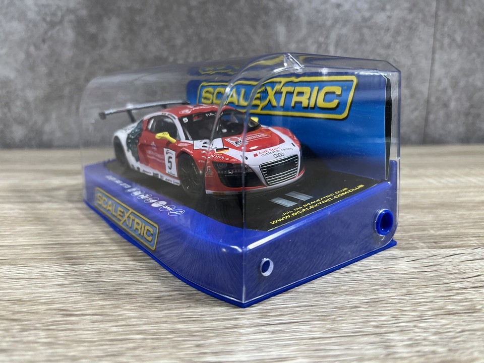 NEW Very RARE SLOT CAR SCALEXTRIC AUDI R8 GT3 TOTAL #5 1/32 F/S from ...