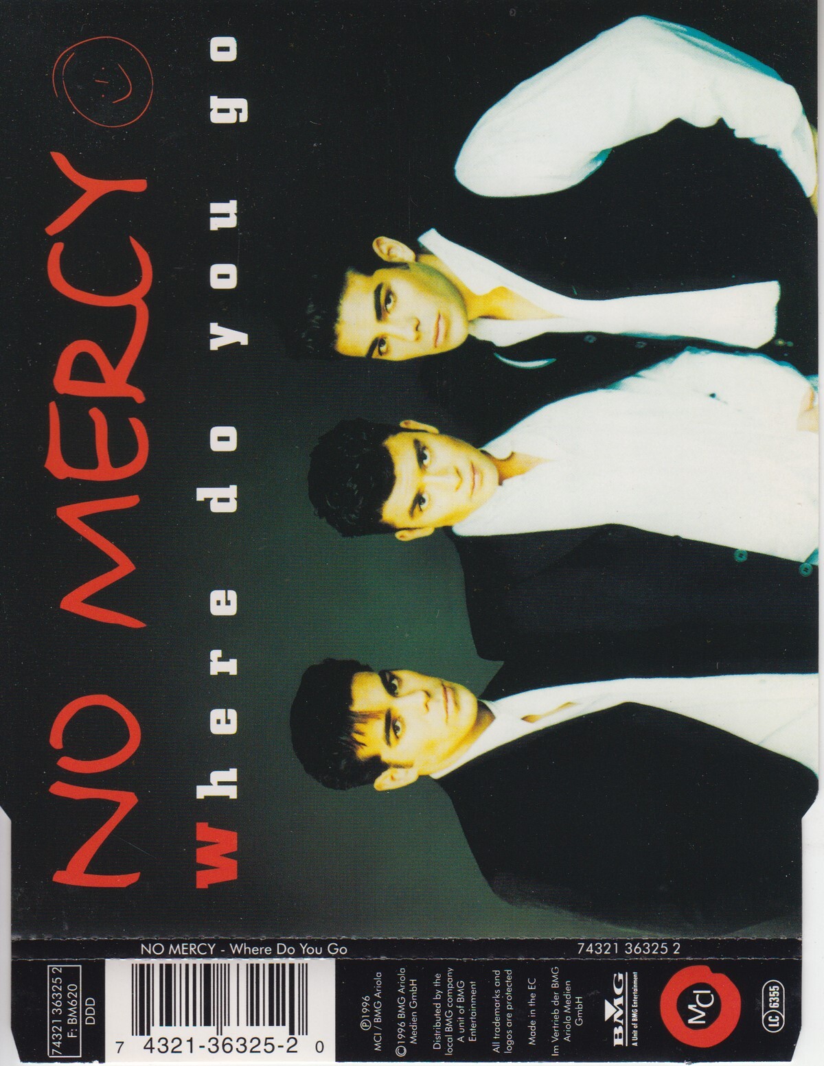 No Mercy - Where Do You Go CD Single 1996 6 Tracks Manumission Mix for ...