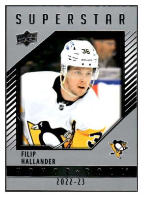 FILIP HALLANDER 2022-23 Upper Deck Honor Roll #HR63 NHL Penguins ID ...