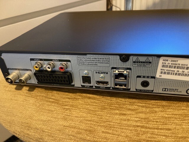 HUMAX HDR-2000T FREEVIEW HD SET TOP BOX RECEIVER RECORDER | BOX ONLY ...