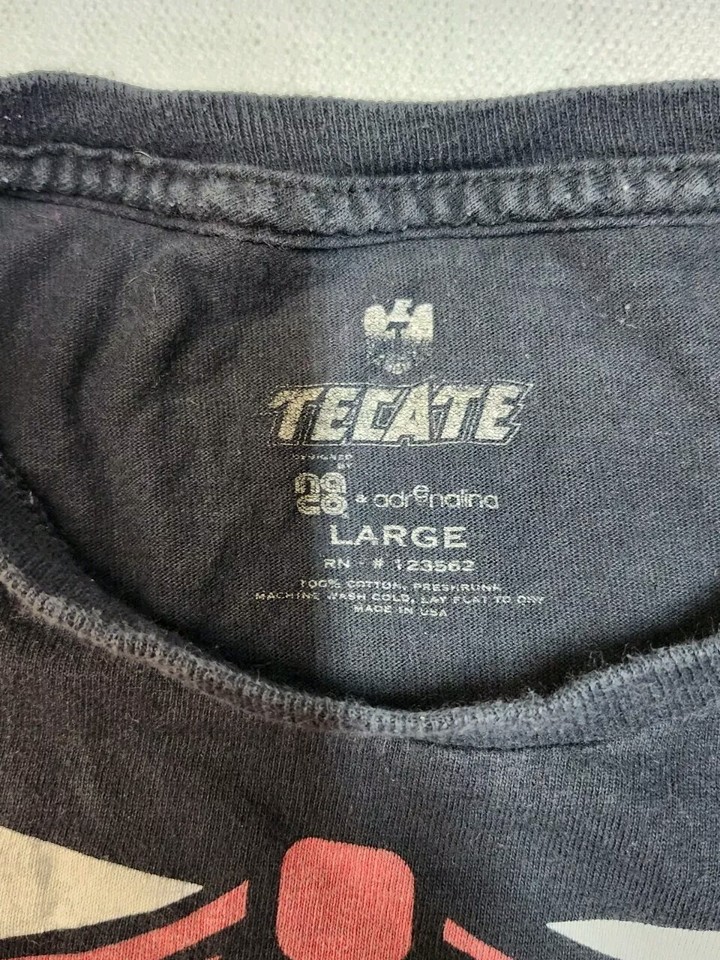 Tecate Beer Mariachi Costume Tshirt Rare HTF Large Mexican Lager Tee ...