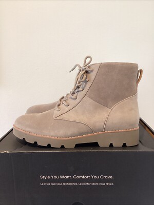 Vionic Larson Stone Suede Lace Up Boot UK 5 Brand New | eBay UK